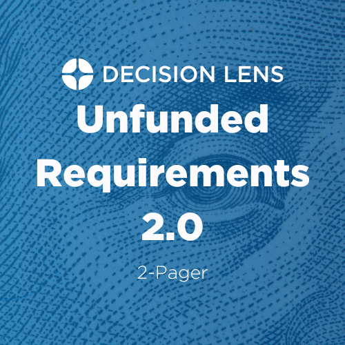 Transform Unfunded Requirements Process & Secure Funding | Decision Lens